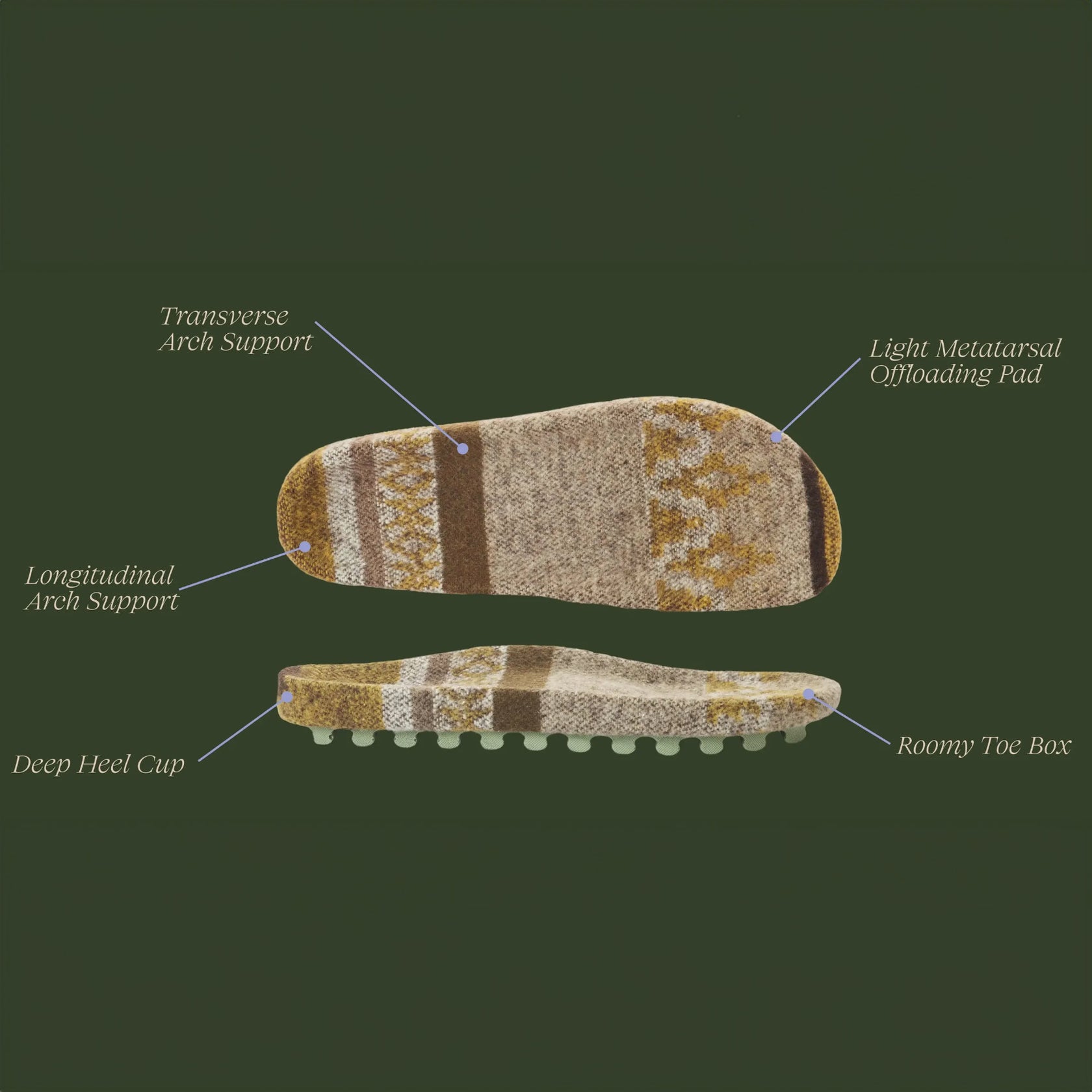 The Rhoads Slide - Otter Brown with Ashland - Womens – Commbi