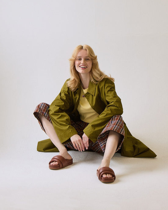 The Softie Slide - Tobacco Brown – Commbi