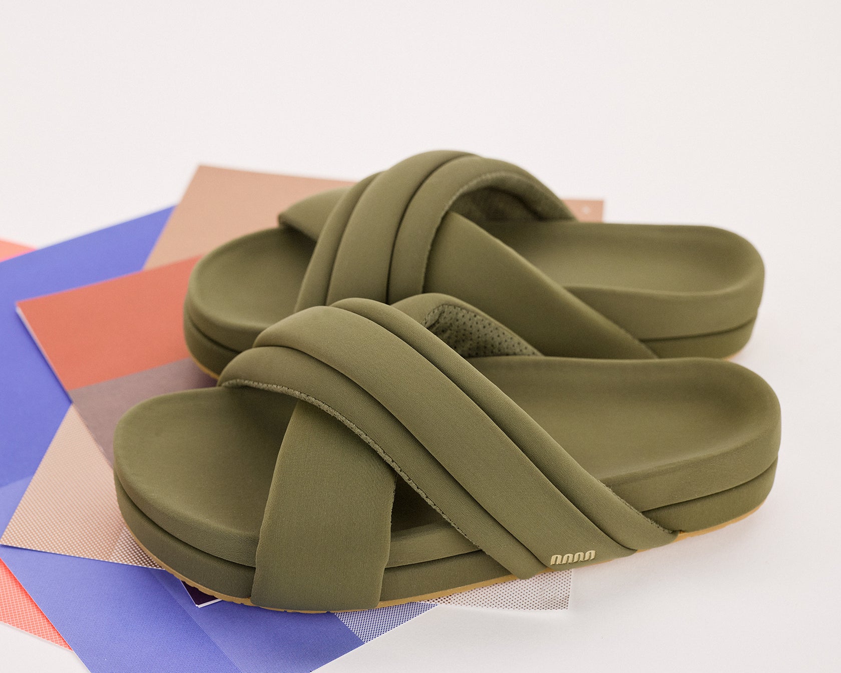 Huggy Slide - Moss Green – Commbi